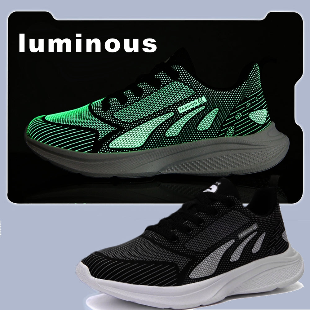 Mga Kaswal na Sapatos na Pang-sports Luminous Trend na Malaking Sukat na Sapatos ng Lalaki ...