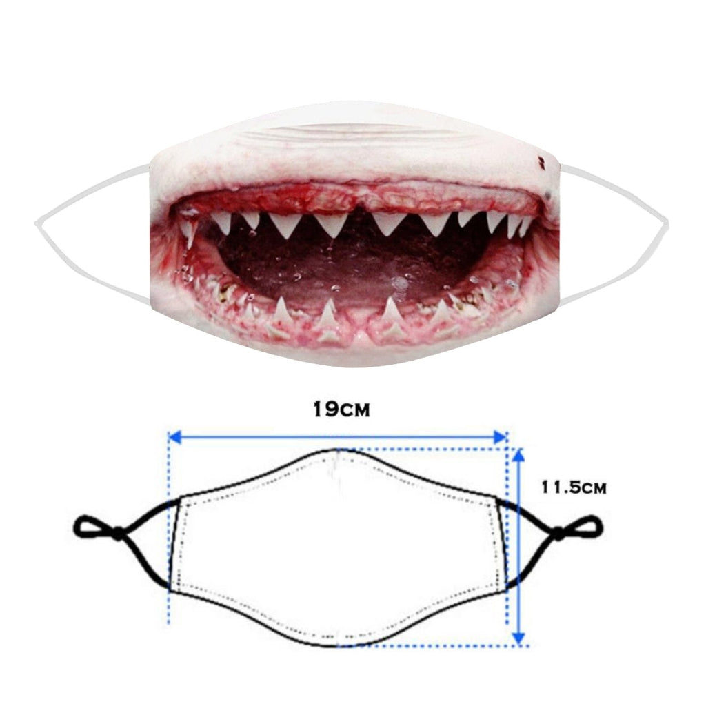 Shark Mouth Mask Mouth Cloth Mask Shark – Come4Buy eShop