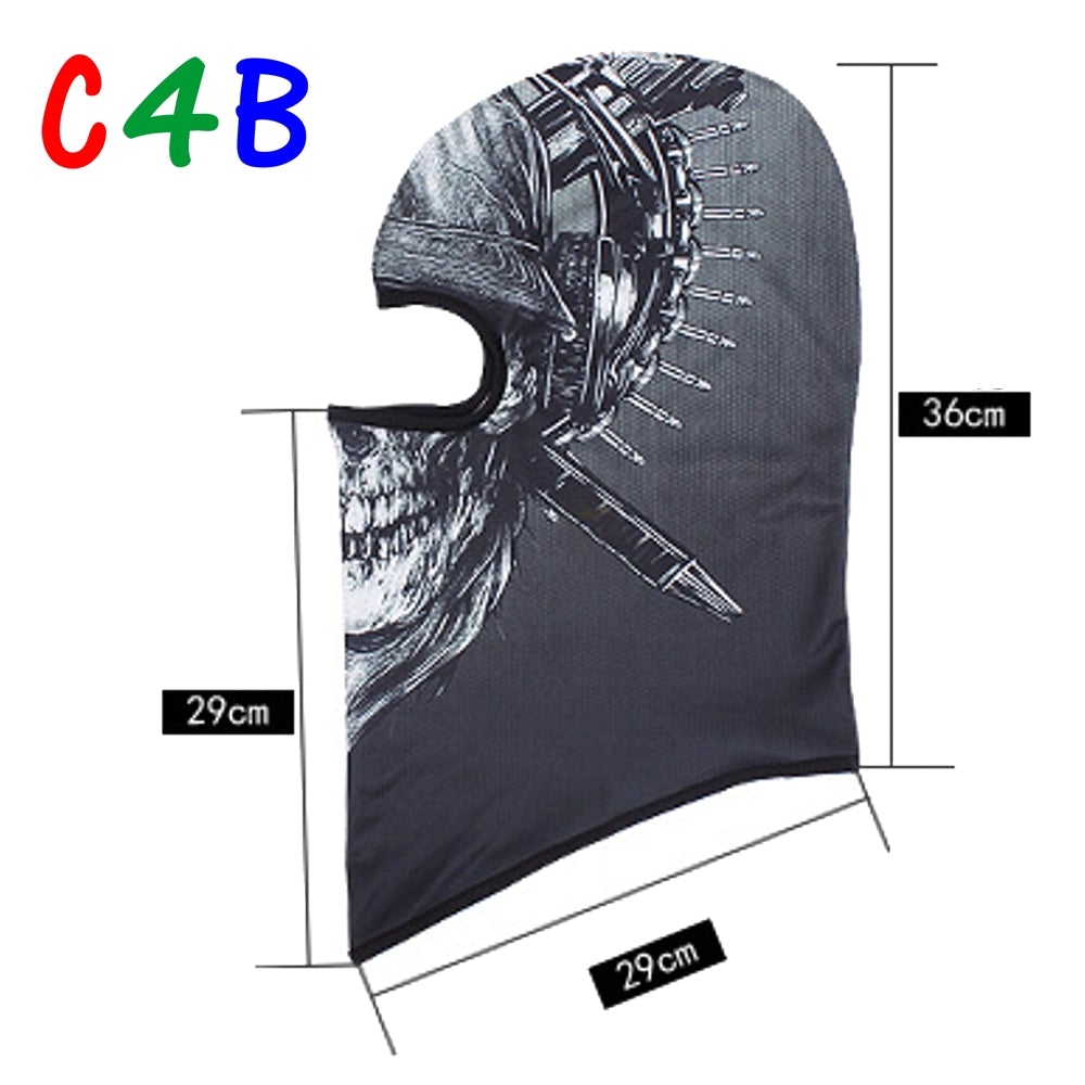 Hovedbeklædning Skull Mask Balaclava Hat Tørklæde – Come4Buy eShop